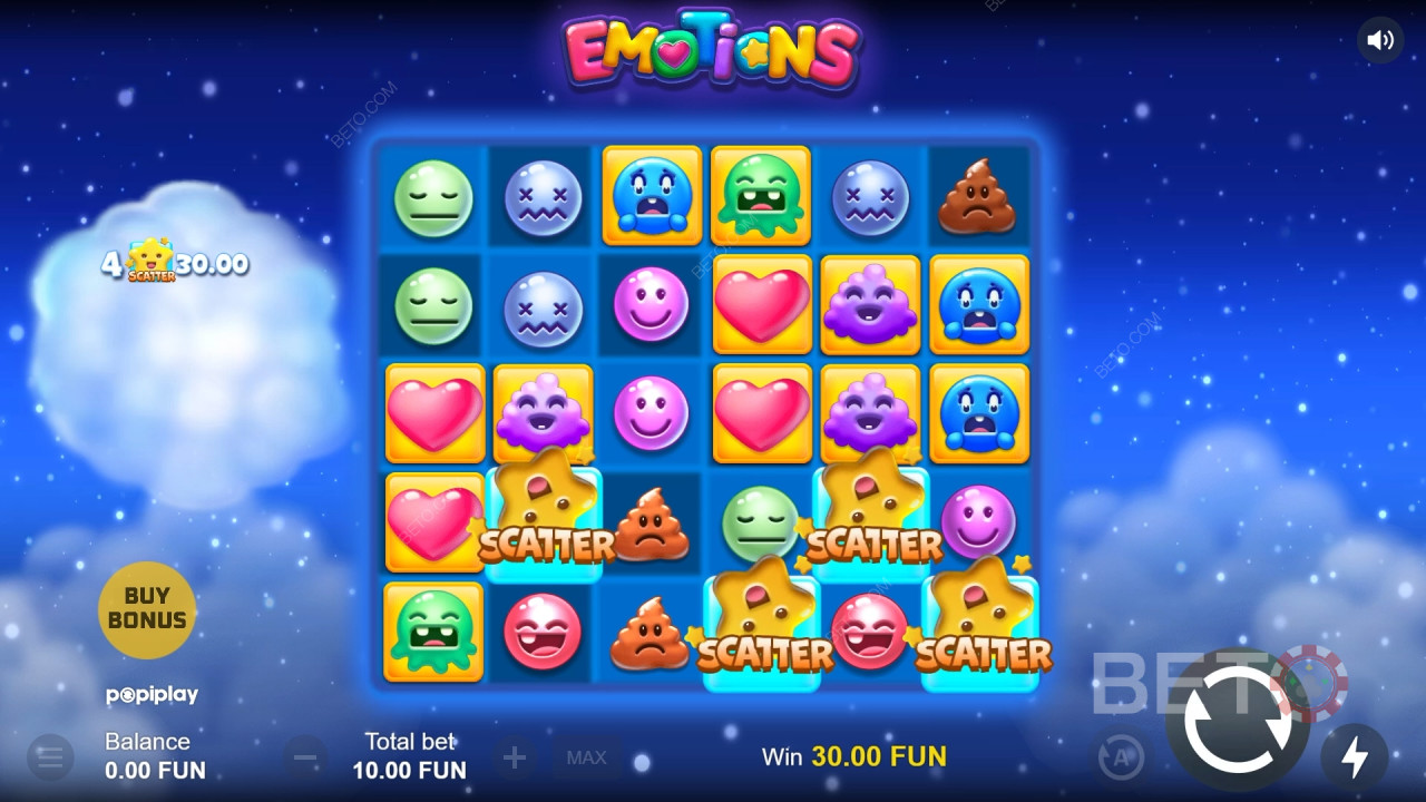 Emotions Free Play in Demo Mode Slot Review